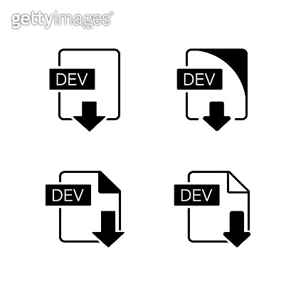 Document icon. File sign. Programming code. Vector on isolated white ...