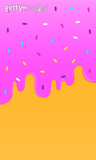 Melting icing Vector illustration with copy space (1284785354) - 게티이미지뱅크