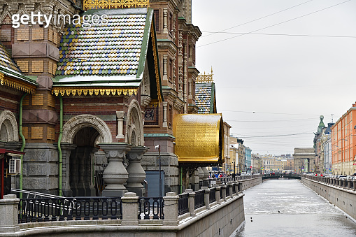 Griboedov channel and Cathedral of Our Savior on Spilled Blood, St ...