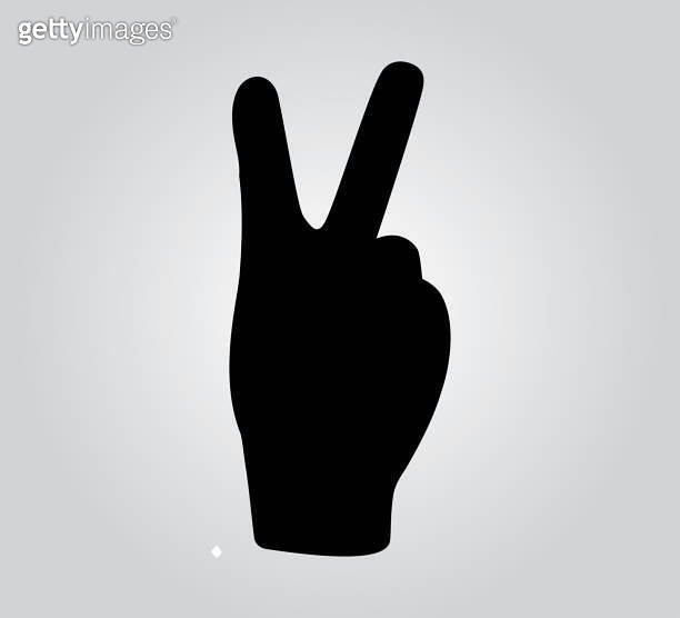 Victory Peace Symbol, Gesture, Hand Sign 이미지 (1200891228) - 게티이미지뱅크