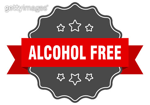alcohol free label. alcohol free isolated seal. sticker. sign 이미지 ...