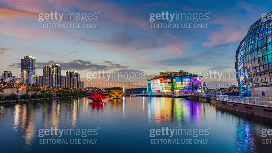 Seoul Some Sevit Complex Cityscape Panorama Riverside Banpo Hangang ...