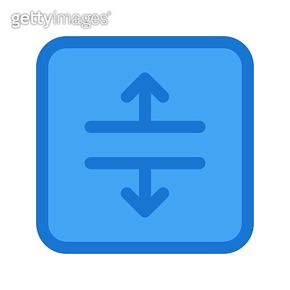 Text editor font height adjust icon - vector illustration. 이미지 ...