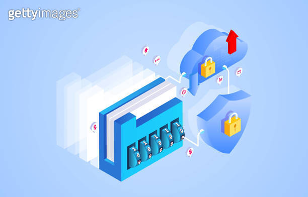 File encryption storage, data information network security 이미지 ...