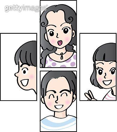 vector cartoon comic people story set 이미지 (1291892731) - 게티이미지뱅크