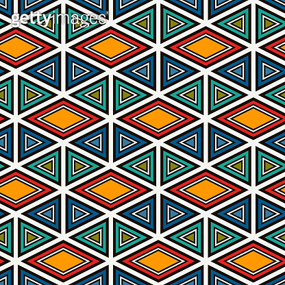 Ethnic, tribal seamless surface pattern. Native americans style ...