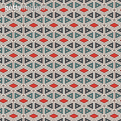 Ethnic, tribal seamless surface pattern. Native americans style ...