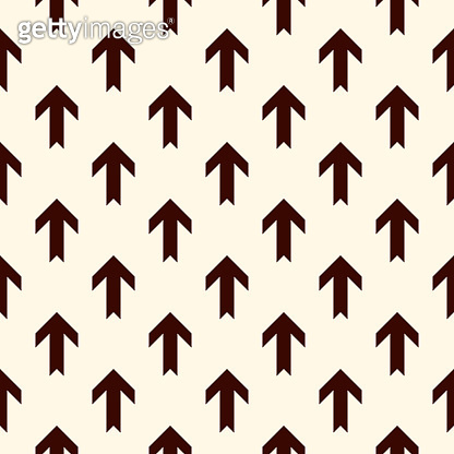 Simple modern print with interlocking arrows. Contemporary abstract ...