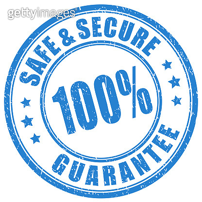 Safe and secure guarantee vector stamp 이미지 (1276506711) - 게티이미지뱅크