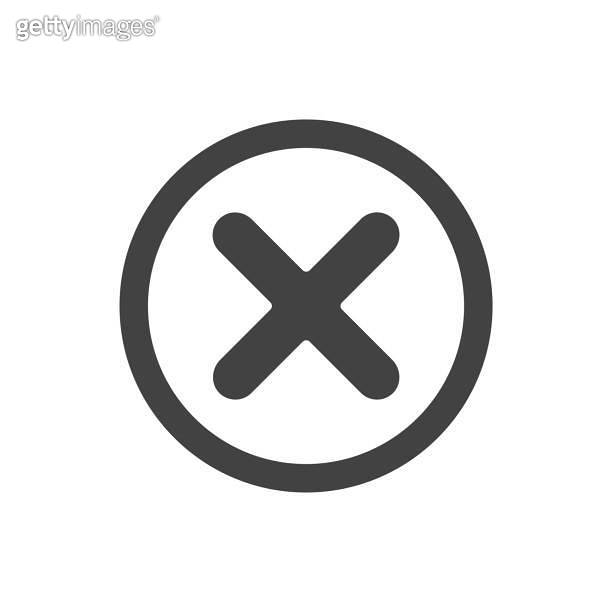 Wrong mark icon. Wrong mark vector for right or wrong decision Isolated ...
