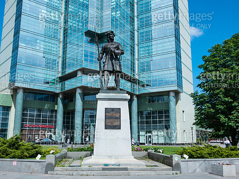 Monument to a soldier of the Semenovsky Guards Regiment near the ...