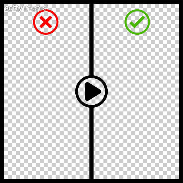 template video player transparent for background, interface video with ...