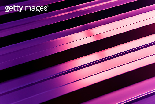 Violet metallic roof tiles background with light pattern. 이미지 ...