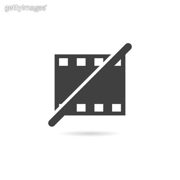 Vector Isolated No Film or Media Icon 이미지 (1224082651) - 게티이미지뱅크