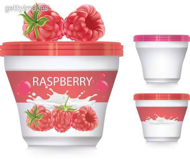 Raspberry fruit package design with raspberry fruit splash . Packaging ...