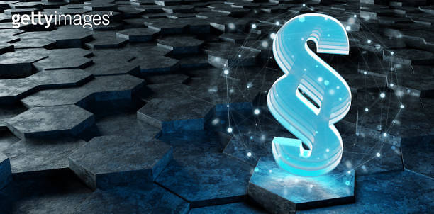 Black blue abstract law icon hexagons background 3D rendering 이미지 ...