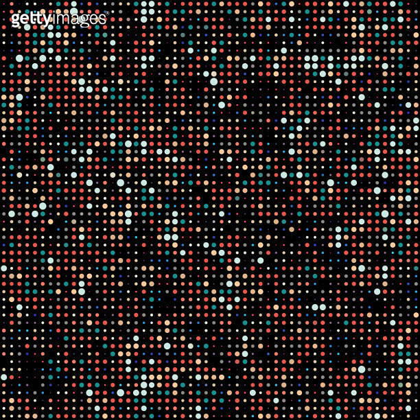 point mosaic background with colorful circles, point cloud 이미지 ...