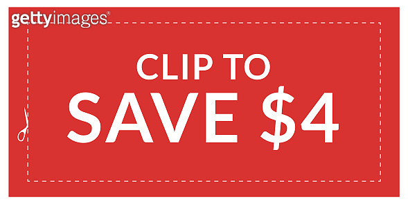 Clip to save. Coupon with a dotted cut line frame. 이미지 (1212331597 ...