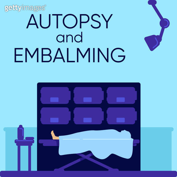 Autopsy and embalming ceremony social media post mockup (1249526778 ...