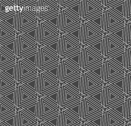 Seamless Line Graphic Poly Tile Texture. Repetitive Fabric Vector ...
