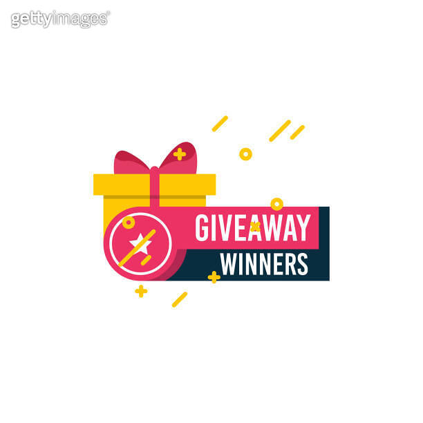 Giveaway winners template design for social media post, surprise ...