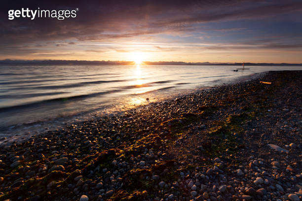 Kim Beach Provincial Park Comox Vancouver Island British Columbia ...