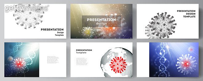 Vector layout of the presentation slides design business templates ...