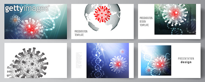 Vector layout of the presentation slides design business templates ...