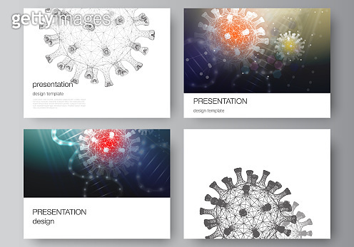 Vector layout of the presentation slides design business templates ...