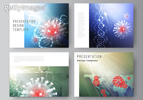 Vector layout of the presentation slides design business templates ...