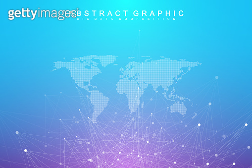 Nano technologies abstract background. Cyber technology concept ...