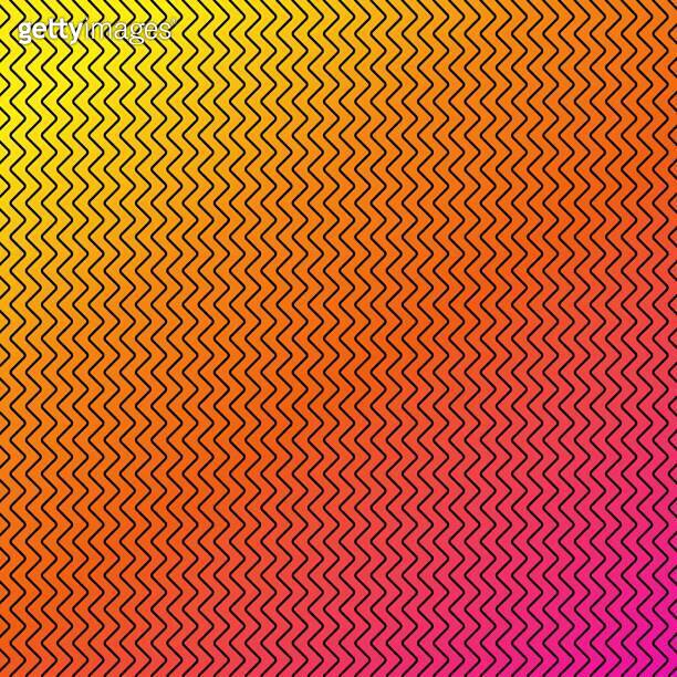 Abstract gradient background orange Background with zigzag lines ...