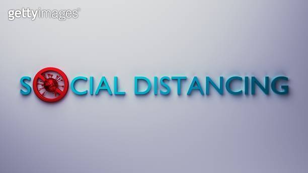 Social distance concept. Safe distance stopping the domino effect as a ...