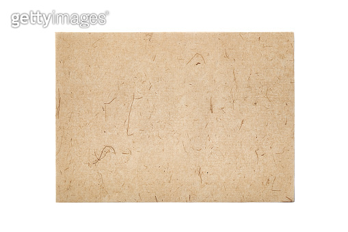 Sheet of traditional handmade paper isolted on white background 이미지 ...