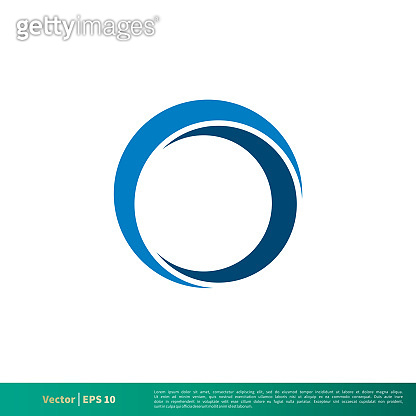 Blue Halo Vector Icon Logo Template Illustration Design. Vector EPS 10 ...