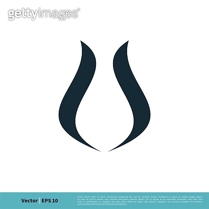 Fire Flame Lotus Flower Swoosh Icon Vector Logo Template Illustration ...