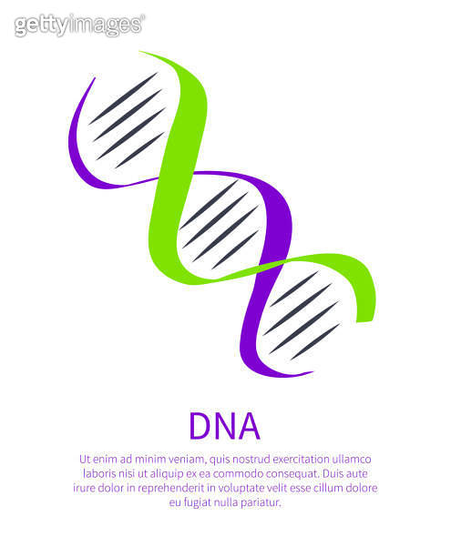 DNA Icon of Genetic Code, Deoxyribonucleic Acid 이미지 (1206301978) - 게티이미지뱅크