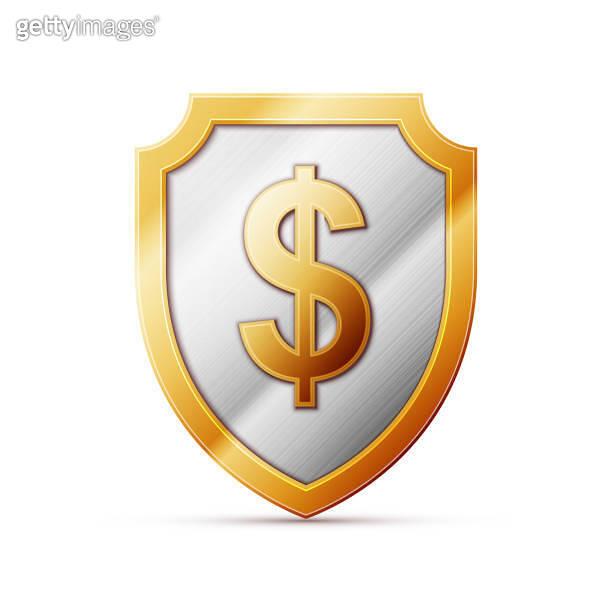 shield with dollar sign 이미지 (1254114092) - 게티이미지뱅크
