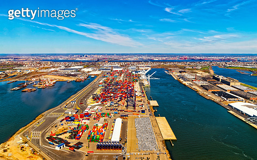 Global Container terminals in Bayonne reflex 이미지 (1200805002) - 게티이미지뱅크