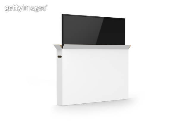 LED tv with heavy duty cardboard box packaging for branding, 3d ...
