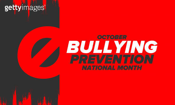 National Bullying Prevention Month in October. Stop bullying. Annual ...