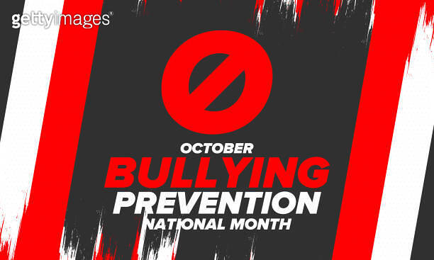 National Bullying Prevention Month in October. Stop bullying. Annual ...