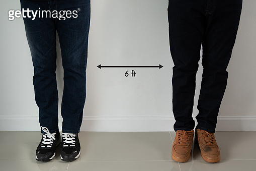 Six Feet Guidelines physical distance to keep to avoid 6 feet the covid ...