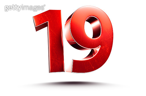 number 19 3d. (1219761607) - 게티이미지뱅크