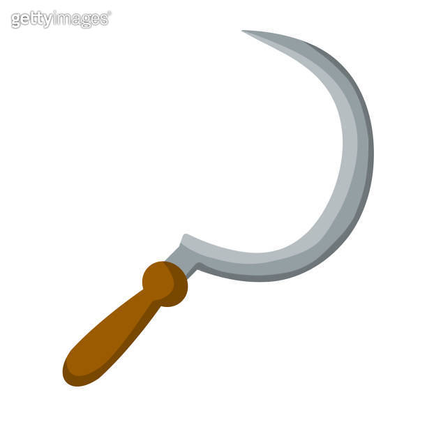 Rural sickle. Rustic subject. Autumn harvest. Sharp blade. (1289773632 ...