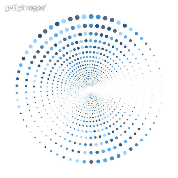 Halftone circle dot pattern abstract background. vector illustration ...