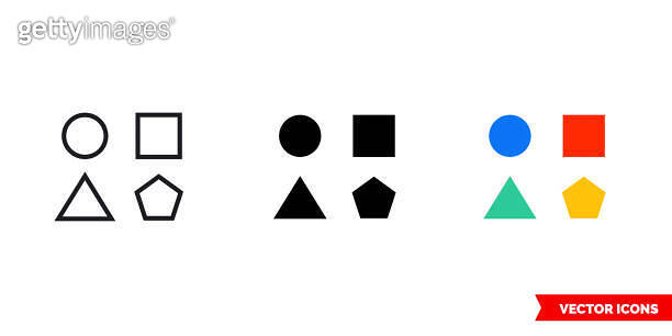 Diversity icon of 3 types color, black and white, outline. Isolated ...