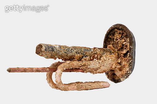 Old heating element for heating water in domestic water heaters and ...