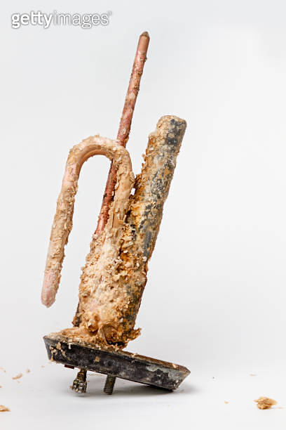 Old heating element for heating water in domestic water heaters and ...