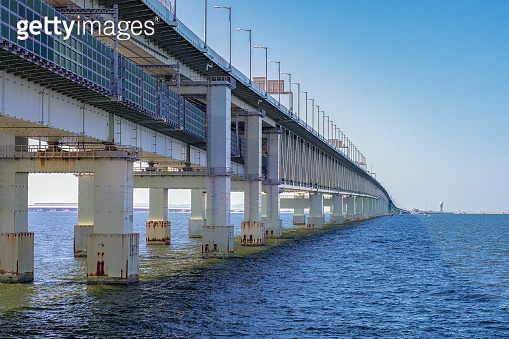 Sky Gate Bridge connecting Kansai International Airport with Osaka ...